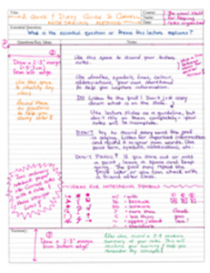 Cornell Notes | Extend Activity Bank