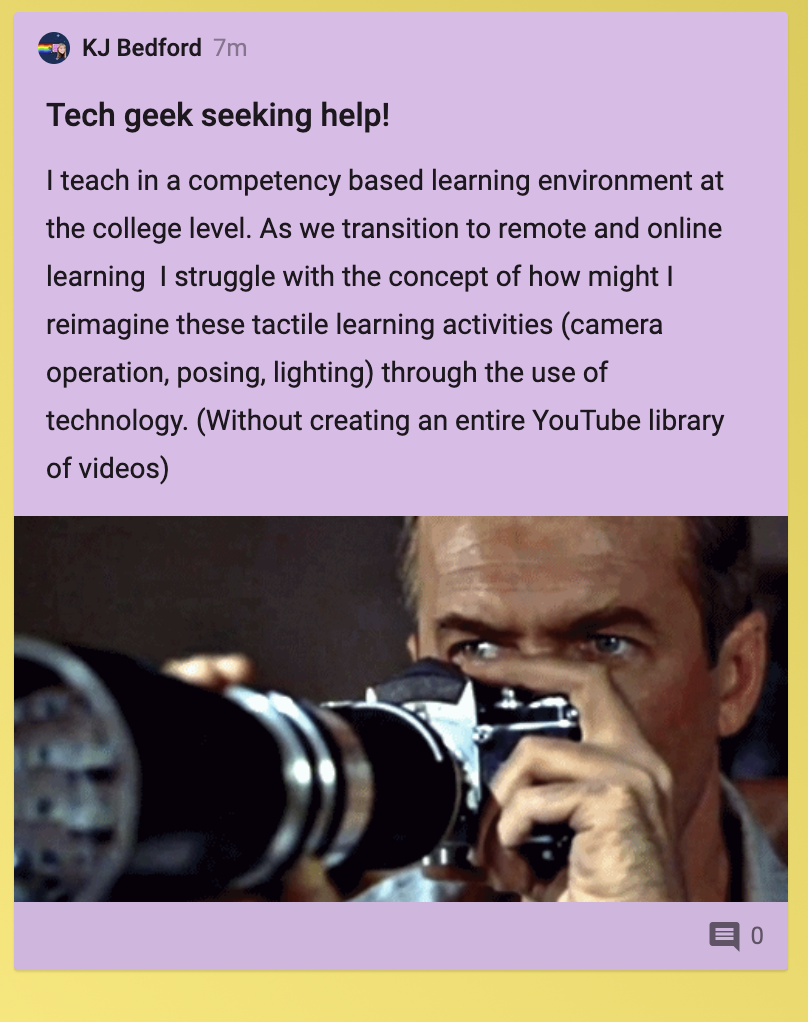 Technology geek seeking ideas and possible solutions | Extend Activity Bank